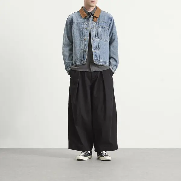FRIZMWORKS Washed Denim Trucker Jacket
