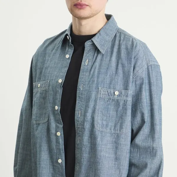 FRIZMWORKS Kuroki Chambray Work Shirt