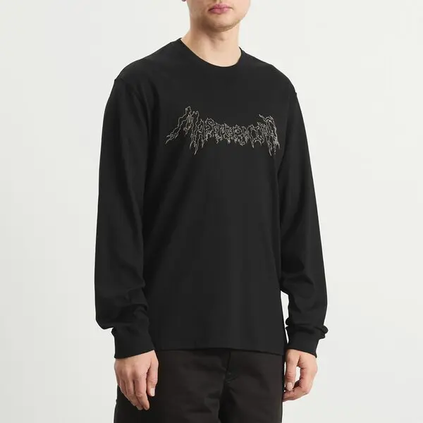 MASTERMIND WORLD Short Sleevebeaded Long Sleeve T-shirt