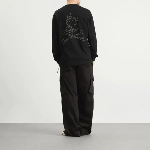 MASTERMIND WORLD Short Sleevebeaded Long Sleeve T-shirt