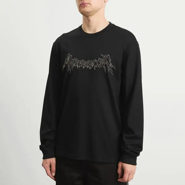 MASTERMIND WORLD Short Sleevebeaded Long Sleeve T-shirt