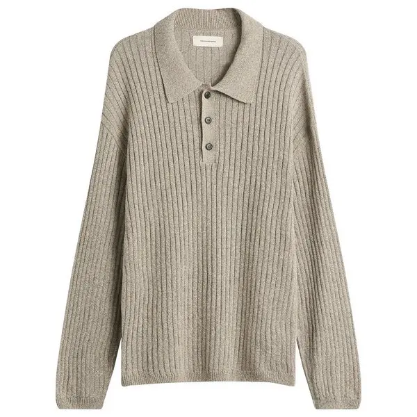 MFPEN Grain Digit Polo Knit - Oatmeal