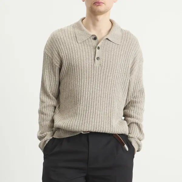 MFPEN Grain Digit Polo Knit