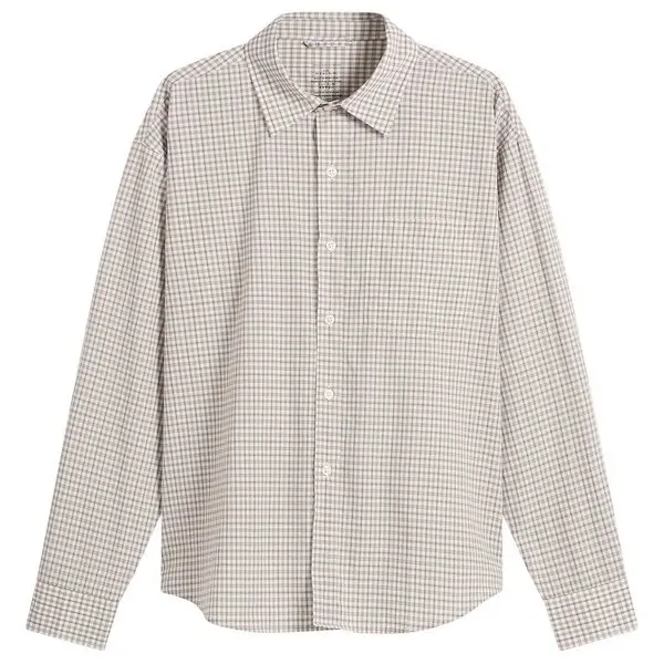 MFPEN Experienced Check Executive Shirt - Brown
