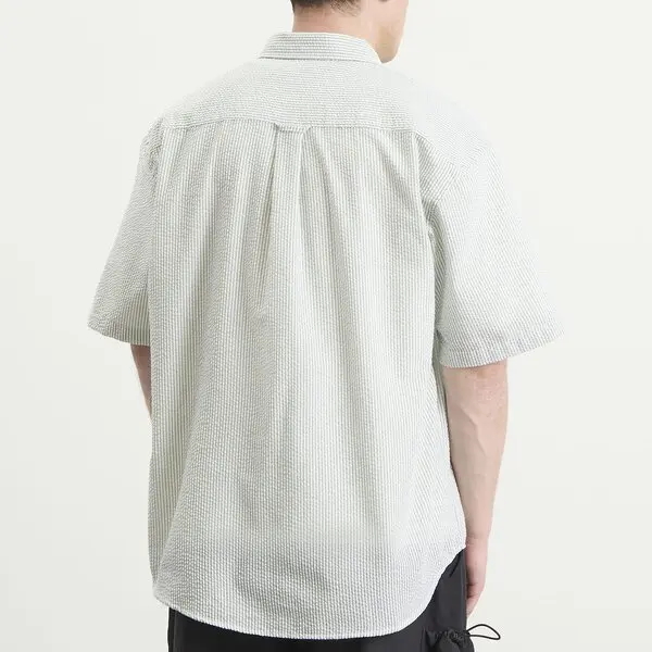 FRIZMWORKS Og Stripe Seersucker Short Sleeve Shirt