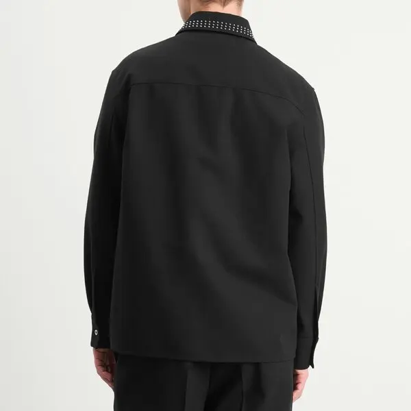 JIL SANDER Wool Canvas Shirt