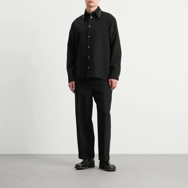 JIL SANDER Wool Canvas Shirt