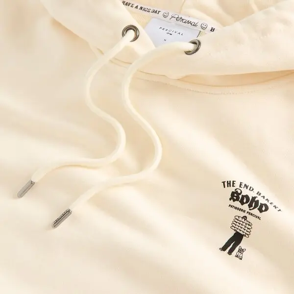 PERCIVAL Patisserie Hoodie - Ecru