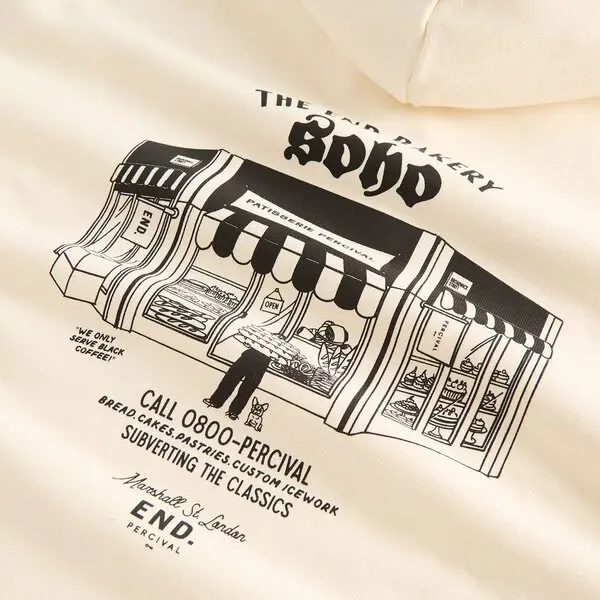 PERCIVAL Patisserie Hoodie - Ecru