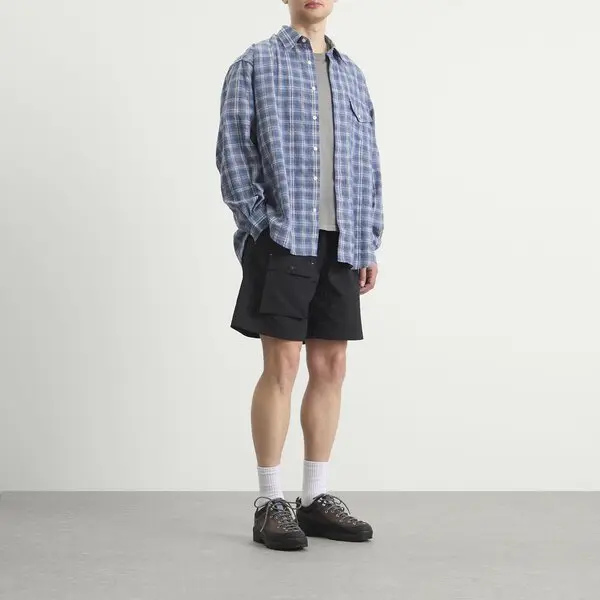FRIZMWORKS Uneven Check Shirt