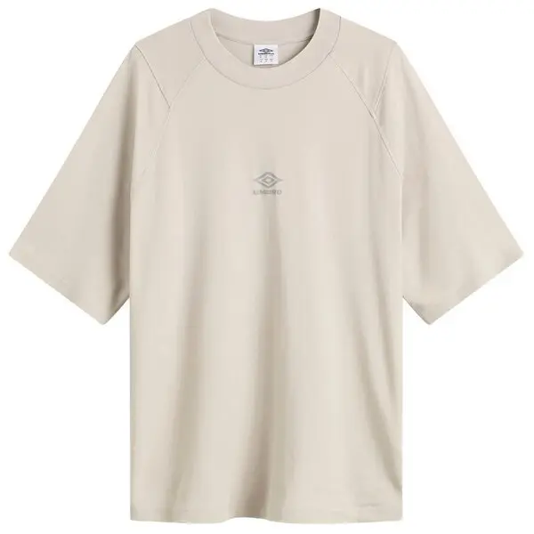 UMBRO Washed High Neck Boxy T-shirt - Harbor Mist