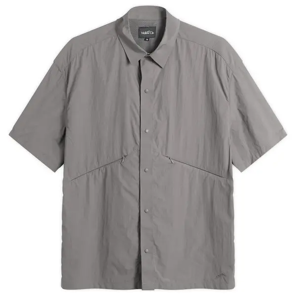 MELLOW CLO Multi Trail Short Sleeve Shirt - Grey