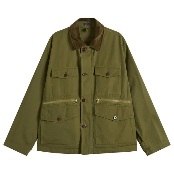 DRAKE'S Hiking Jacket - Olive
