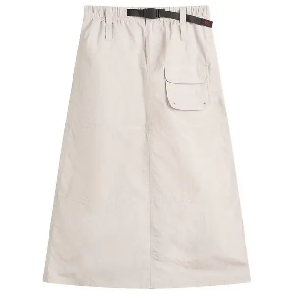 Gramicci Nylon Utility Midi Skirt - Ecru