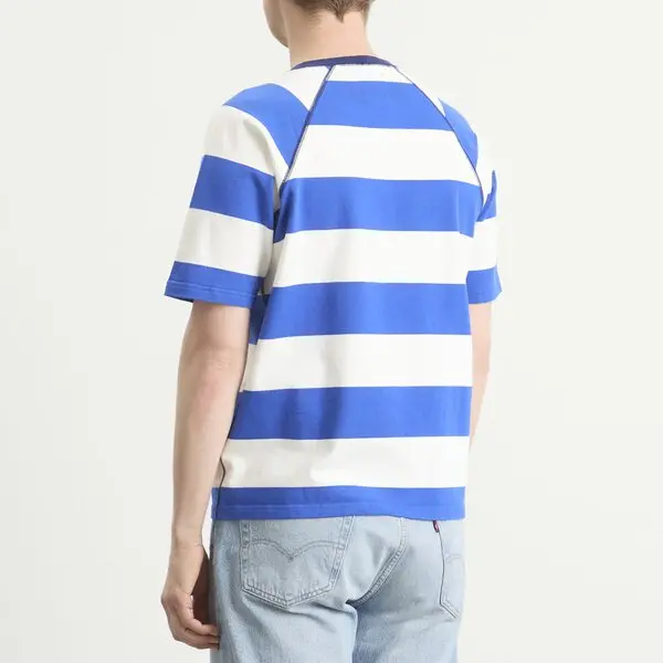 DRAKE'S Block Stripe Raglan T-shirt