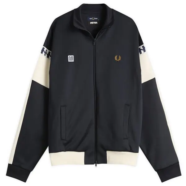 Fred Perry Meyba Cut And Sew Track Jacket - Navy