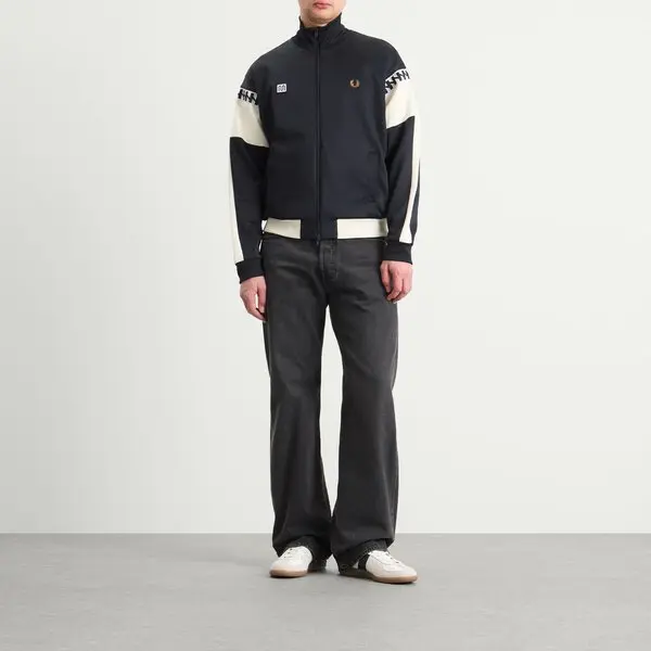 Fred Perry Meyba Cut And Sew Track Jacket