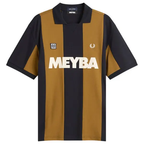 Fred Perry Meyba Cut And Sew Polo Shirt - Navy