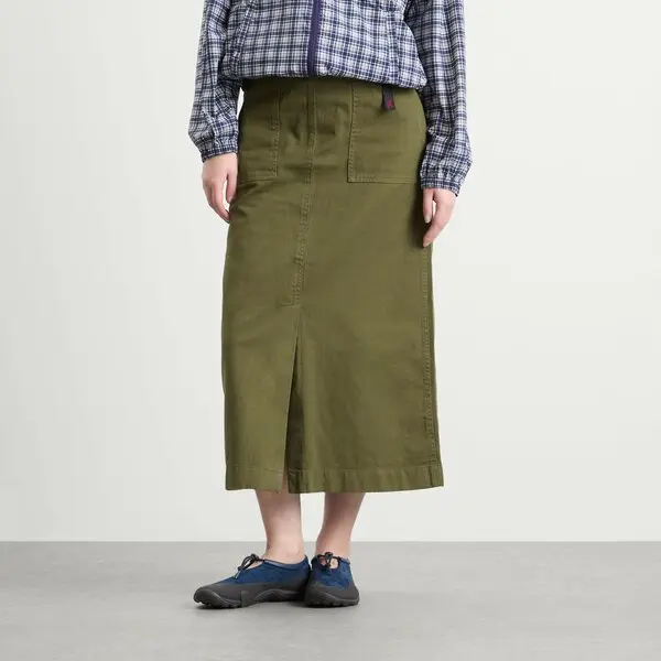 Gramicci Midi Baker Skirt - Olive