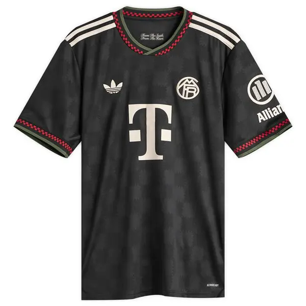 Adidas Fc Bayern 2025/2026 Third Jersey - Black