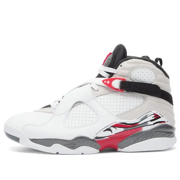 JORDAN 8 Retro Sneaker - White/black/red