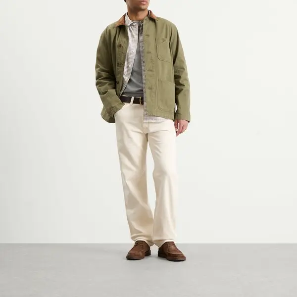 DRAKE'S Twill Fatigue Jacket