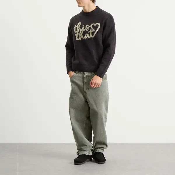 THISISNEVERTHAT Heart Logo Knit Jumper