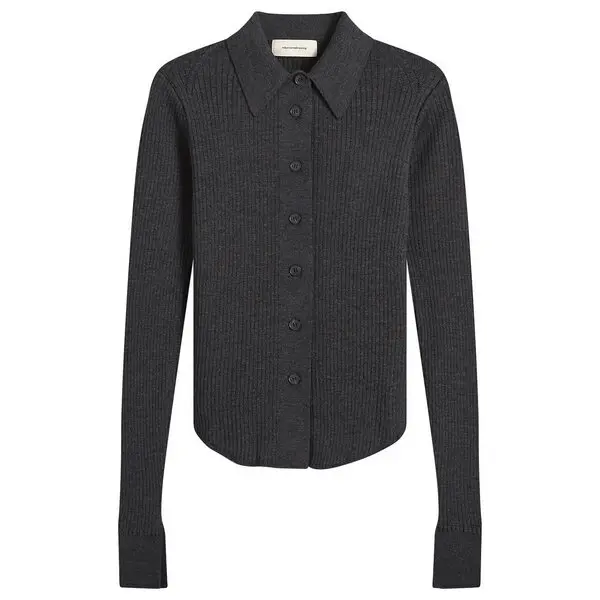 MFPEN Knitted Rib Shirt - Washed Graphite