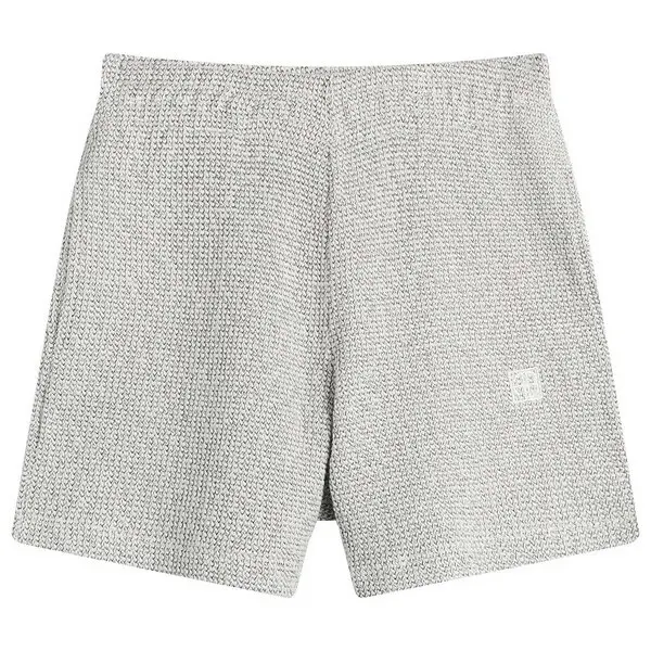 ANINE BING Kam Sweat Shorts - White/black