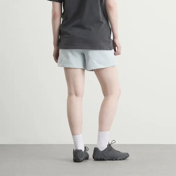 ANINE BING Kam Monogram Sweat Shorts - Light Blue