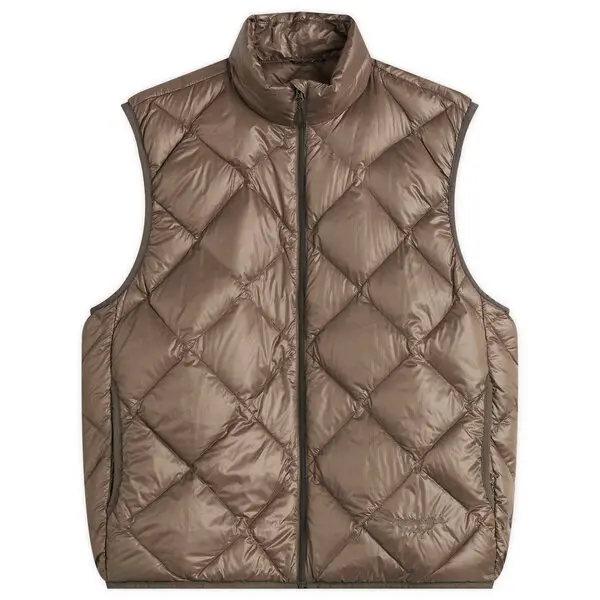 THISISNEVERTHAT Pertex Light Down Vest - Brown