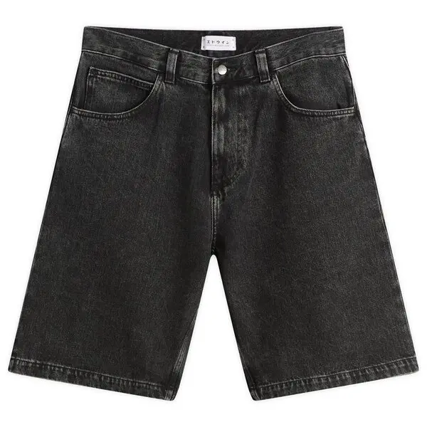 Edwin Denim Worker Shorts - Black