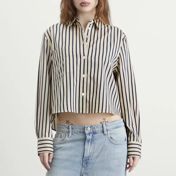 ANINE BING Essie Cropped Shirt