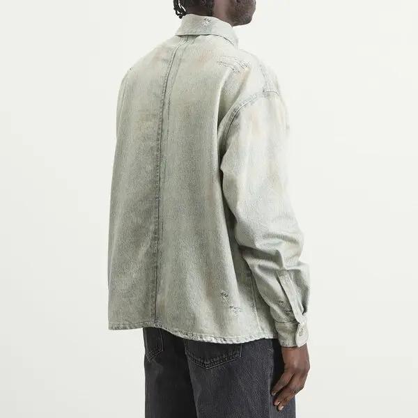 WON HUNDRED Maza Printed Denim Shirt