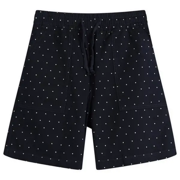 SERVICE WORKS Polka Dot Chef Shorts - Navy