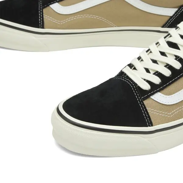 VANS Lx Old Skool Suede And Canvas Trainers - Archive Black/incense