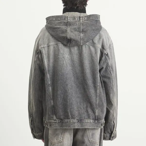 Acne Studios Gothik Wash Hooded Denim Jacket