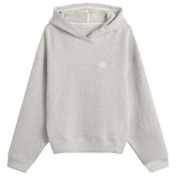 ANINE BING Alec Marled Terry Hoodie - Multicolor
