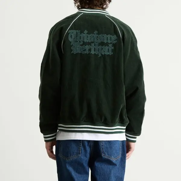 THISISNEVERTHAT Corduroy Varsity Jacket