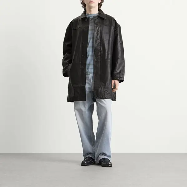 DEADWOOD Bloke Leather Car Coat
