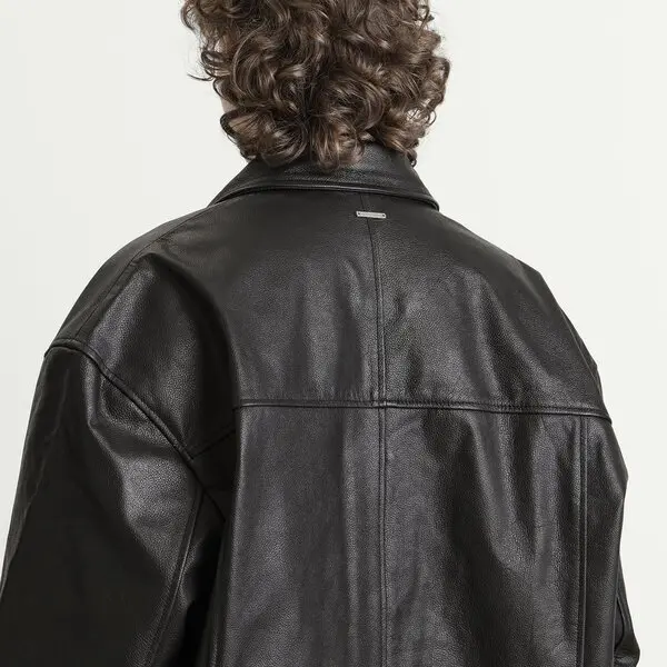 DEADWOOD Bloke Leather Car Coat