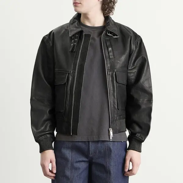 DEADWOOD Wingman Leather Bomber