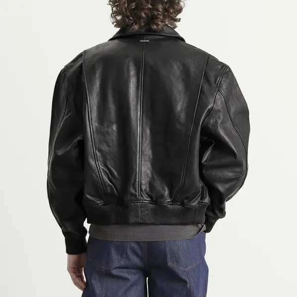 DEADWOOD Wingman Leather Bomber