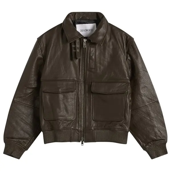 DEADWOOD Wingman Leather Bomber