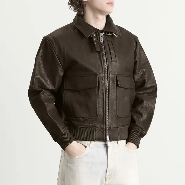 DEADWOOD Wingman Leather Bomber