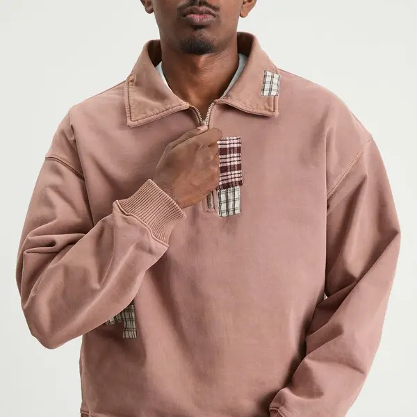 STORY MFG. Geo Patchwork Pullover
