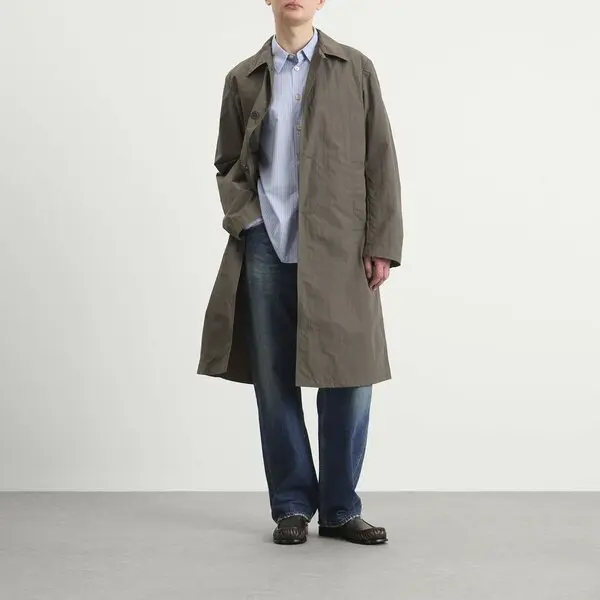 Dries Van Noten Washed Water Repellent Trench Coat