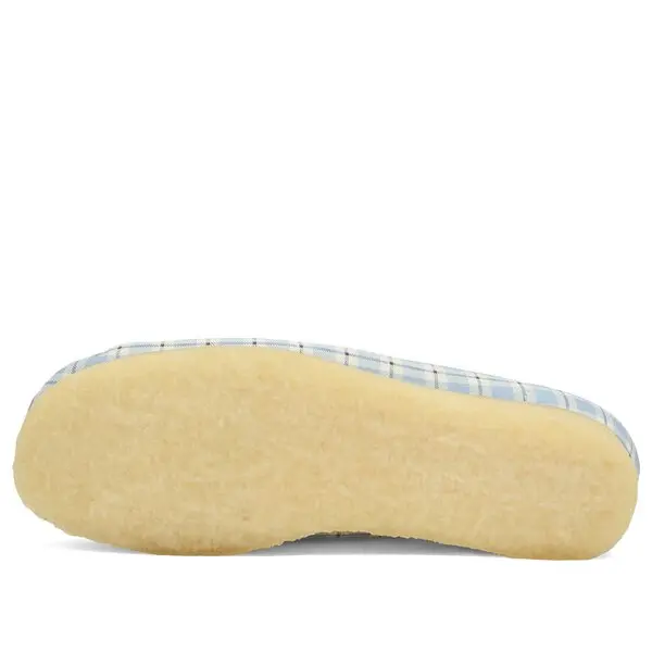 Clarks Check Wallabee Boot - Blue Check