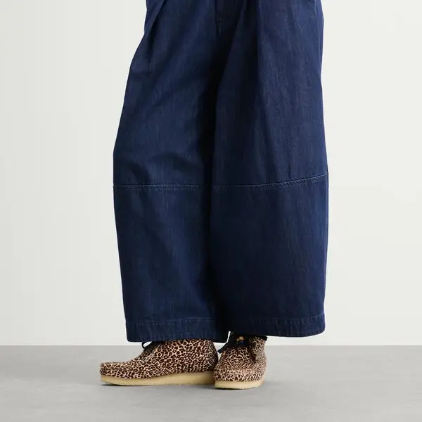 Clarks Leopard Wallabee Boot