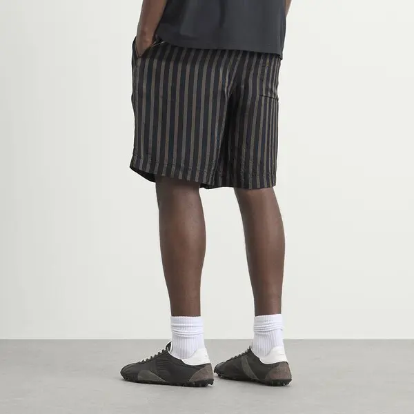 Dries Van Noten Stripe Cupro Shorts